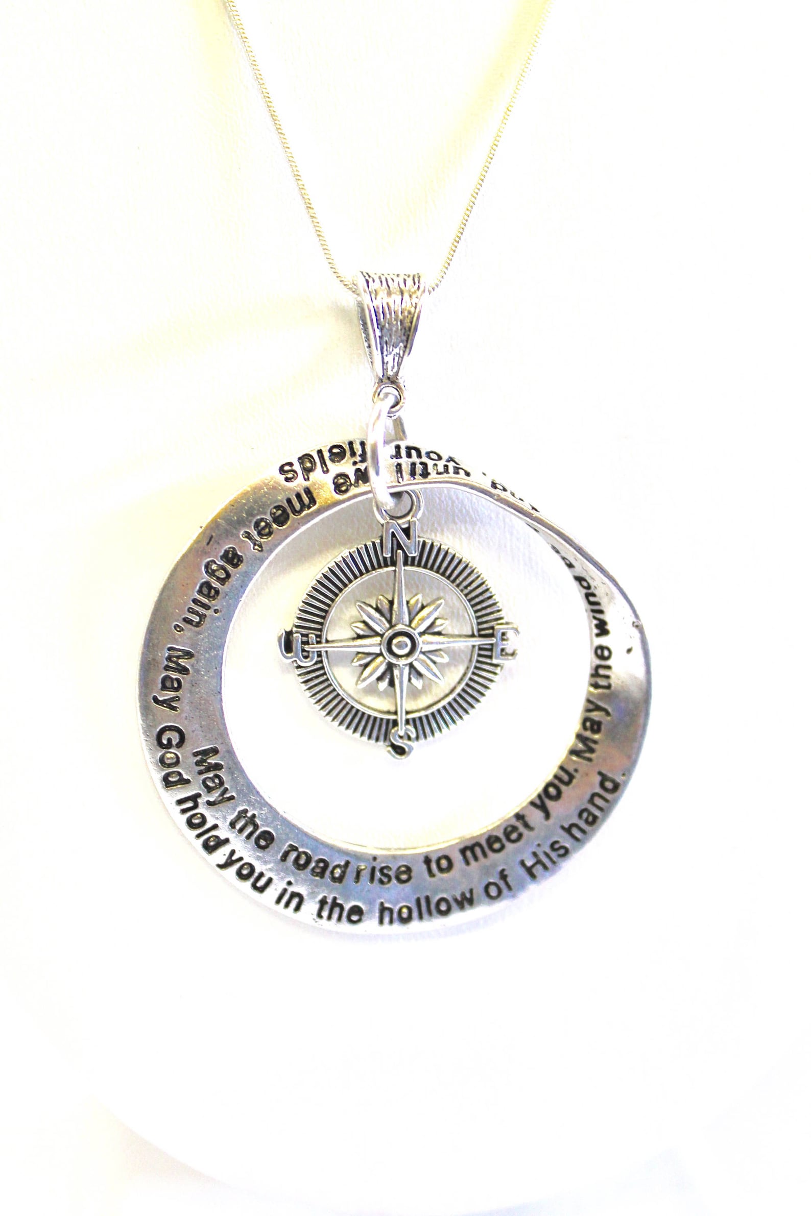 Irish Blessing Necklace May the Road Rise to Meet You Going - Etsy