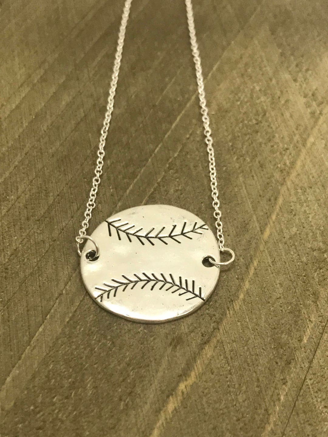 Softball Pendant Necklace, Softball Mom Jewelry, Softball Jewelry ...