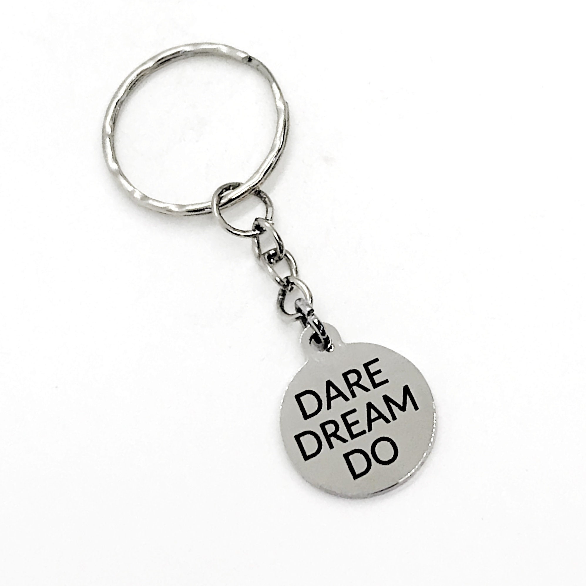 Keychain Gift, Dare Dream Do Keychain, Encouragement Gift, Motivational ...