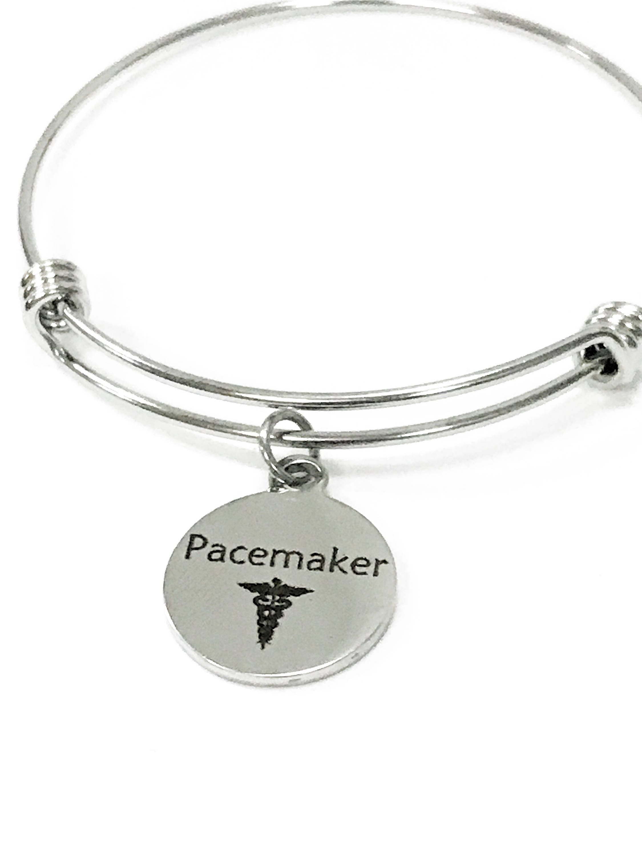 Pacemaker Medical Expanding Charm Bracelet, Medical Awareness Bracelet ...