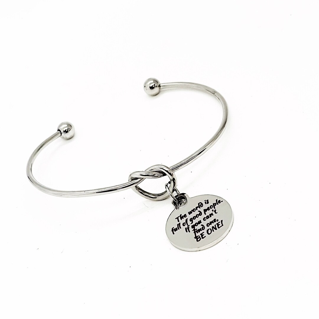 Be A Good Person Charm Bracelet, the World is Full of Good People ...