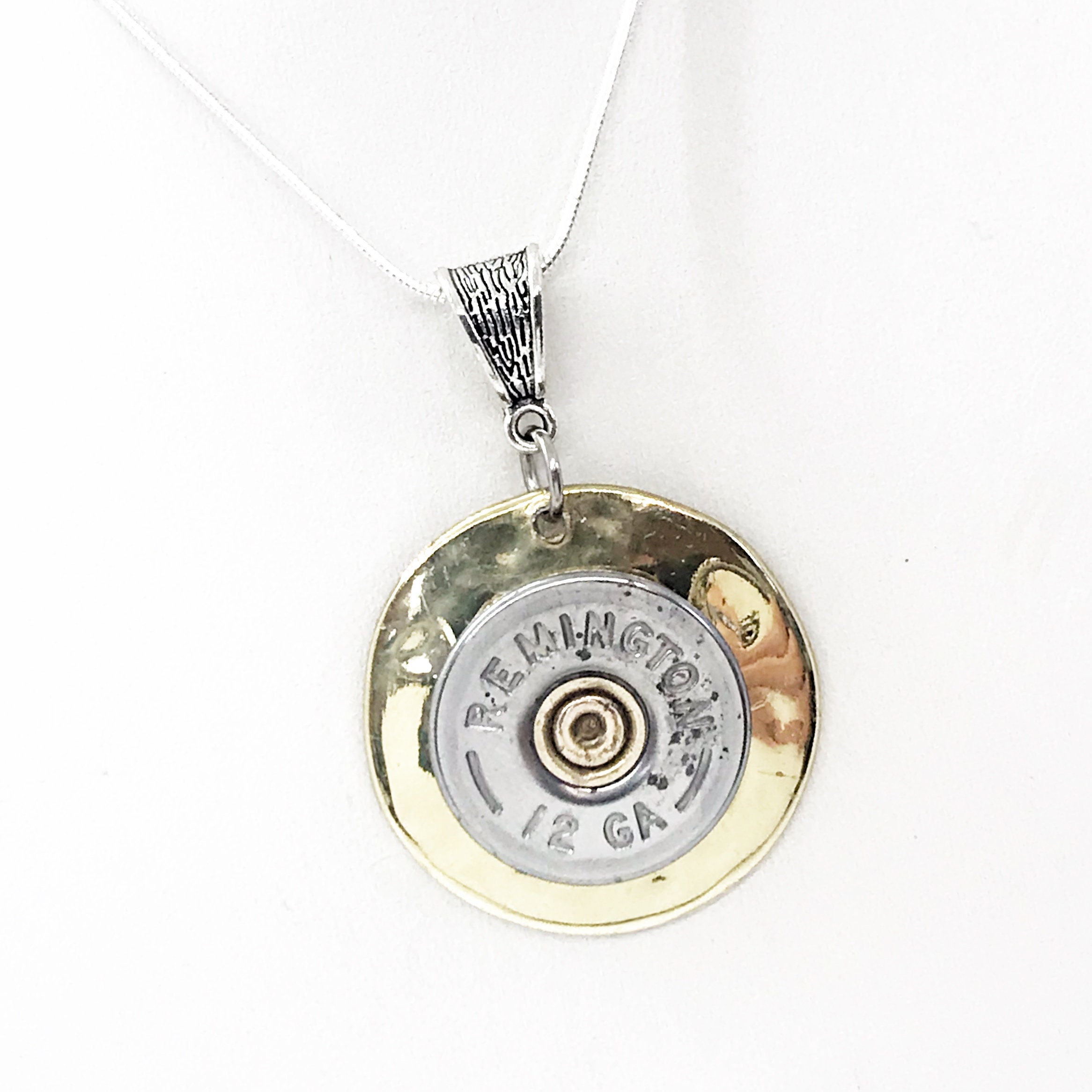 Shotgun Shell Pendant Necklace, Shotgun Shell Jewelry, 12g Shotgun ...