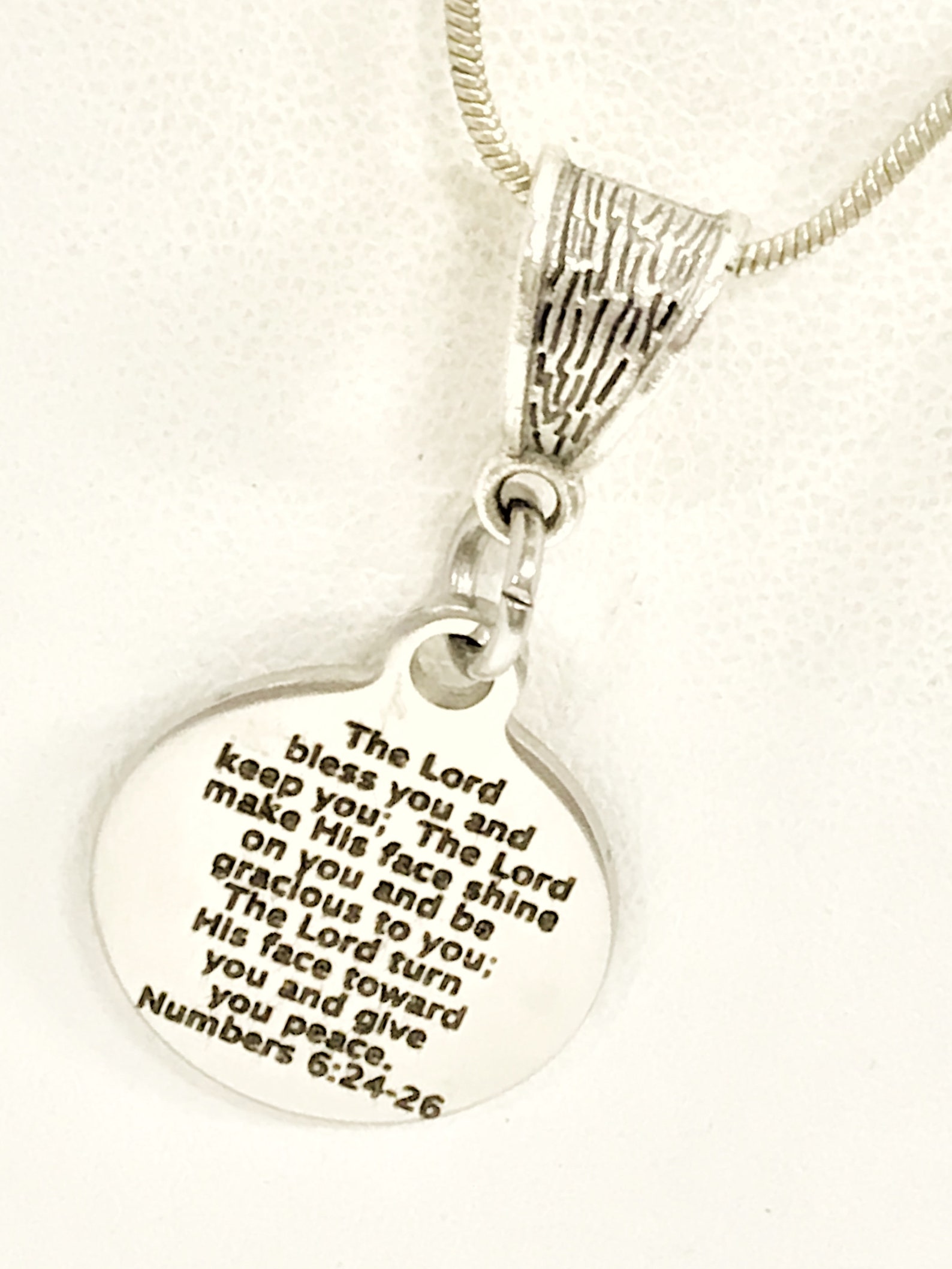 Christian Jewelry the Lord Bless You and Keep You Necklace - Etsy