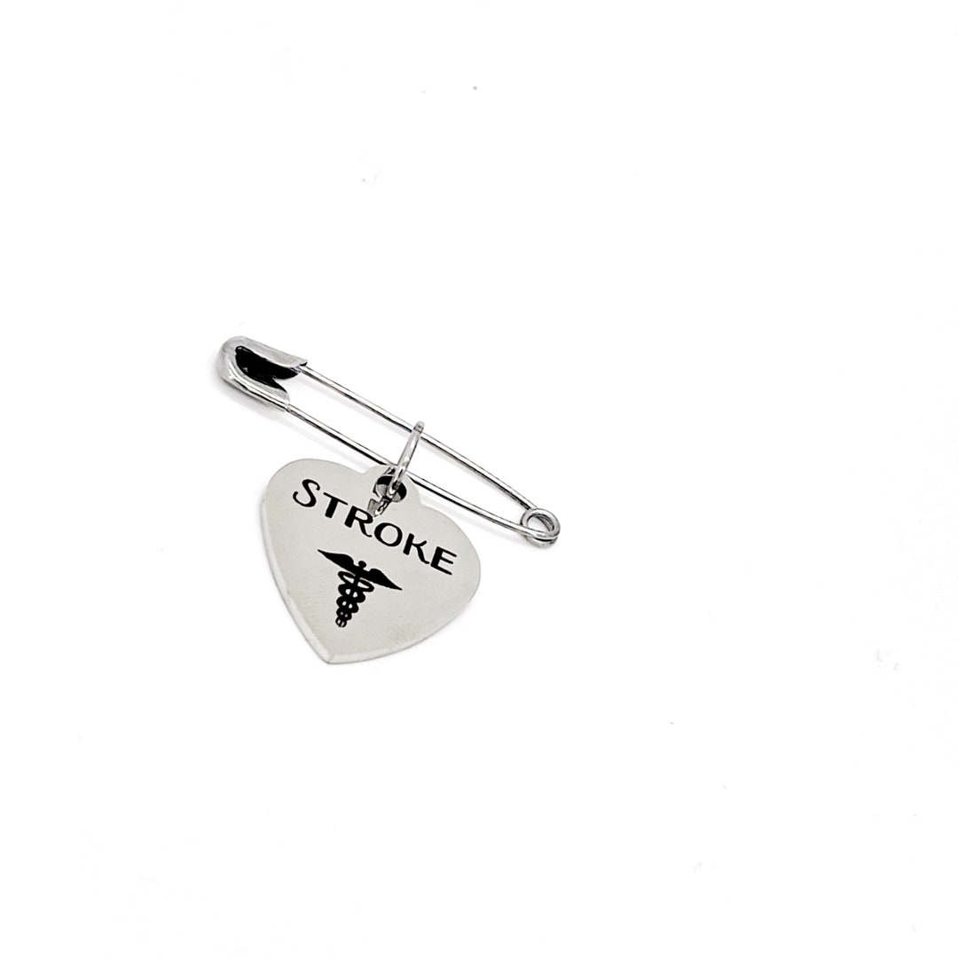 Stroke Pin, Medical Pin, Stroke Notice, Medical Awareness Pin, Stroke ...