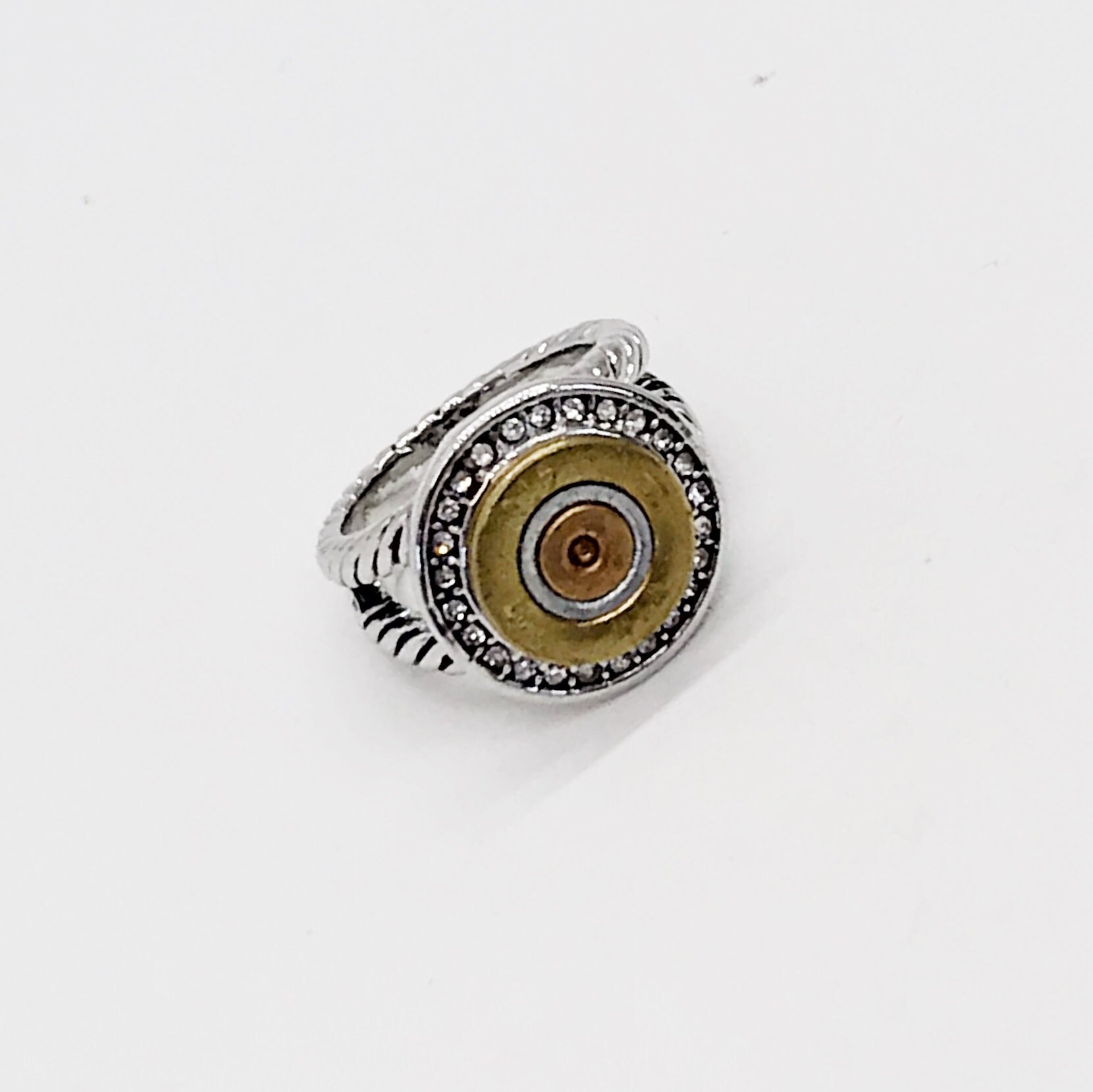 Shotgun Shell Jewelry, 410 Bore Shotgun Shell Head Brass Ring, Shotgun ...