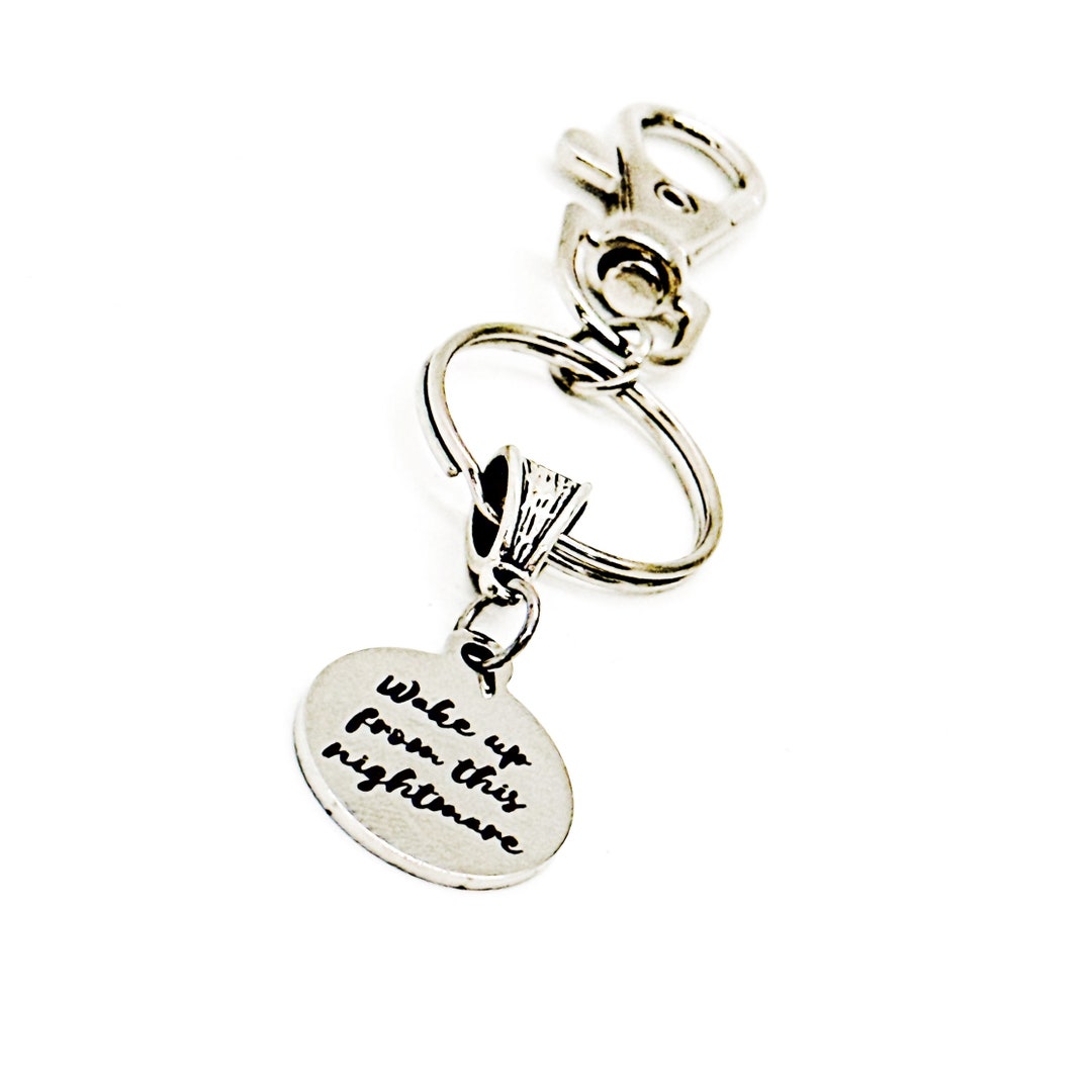 Wake up From This Nightmare Charm Clip on Keychain, Recovery Gift ...