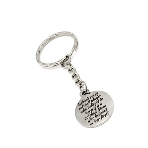 Softball Keychain, Softball Mom Gift, Behind Every Softball Player That ...