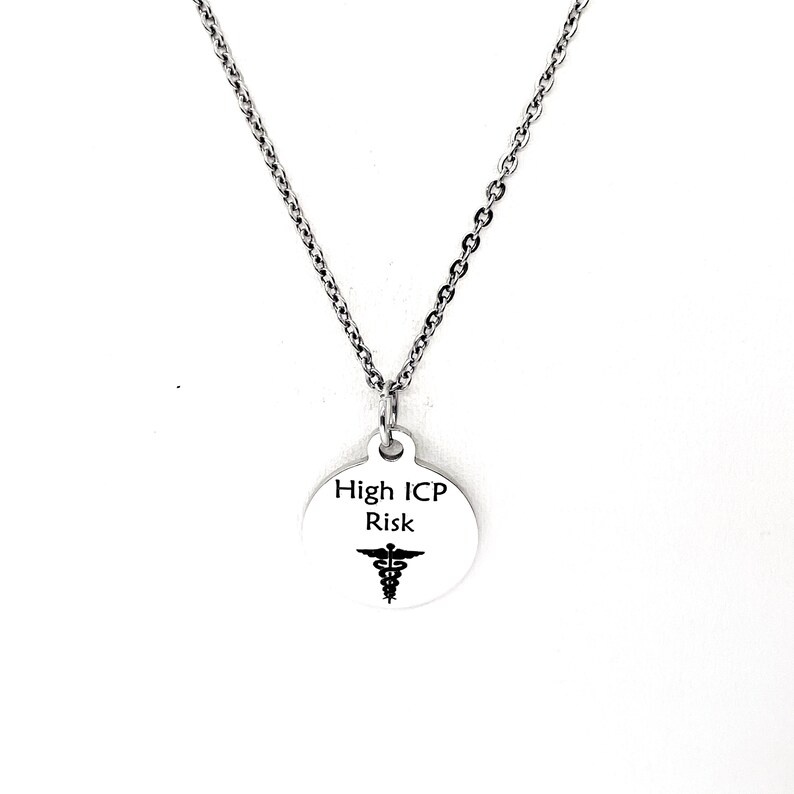 High ICP Necklace Medical ID High Intercranial Pressure - Etsy