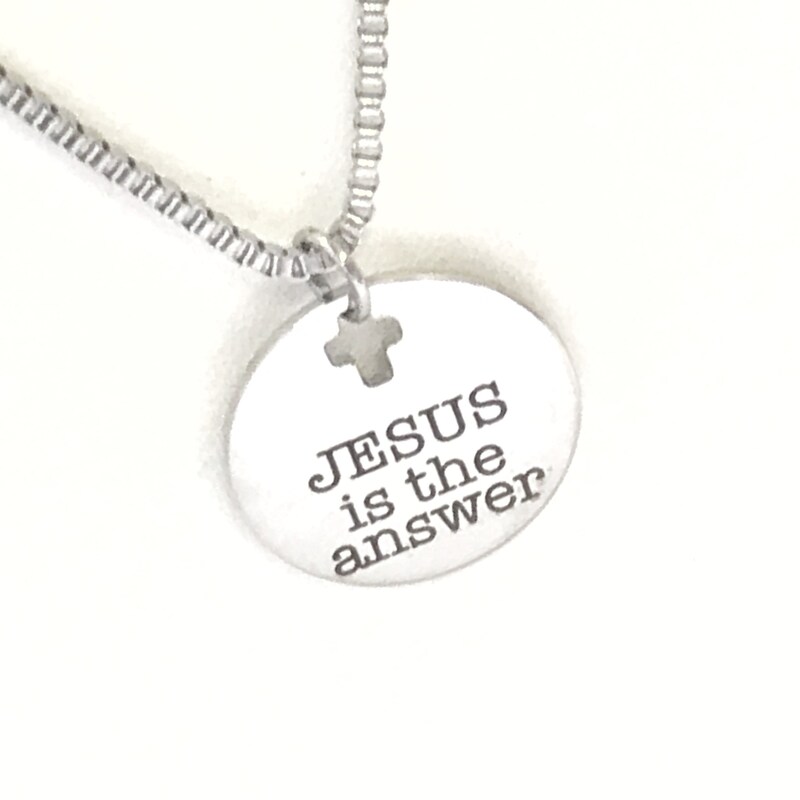 Jesus is the Answer Him - Etsy