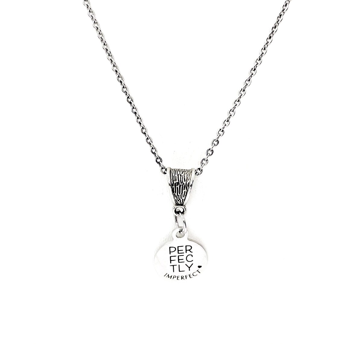 Affirmation Jewelry, Perfectly Imperfect Necklace, Motivating Gift ...