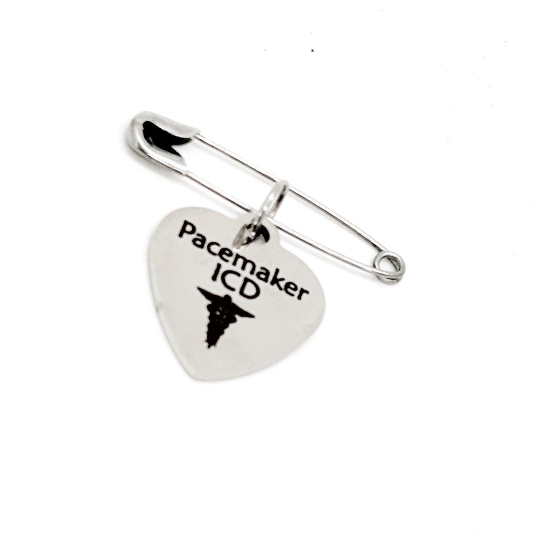 Pacemaker ICD Pin, Medical Pin, Pacemaker ICD Notice, Medical Awareness ...