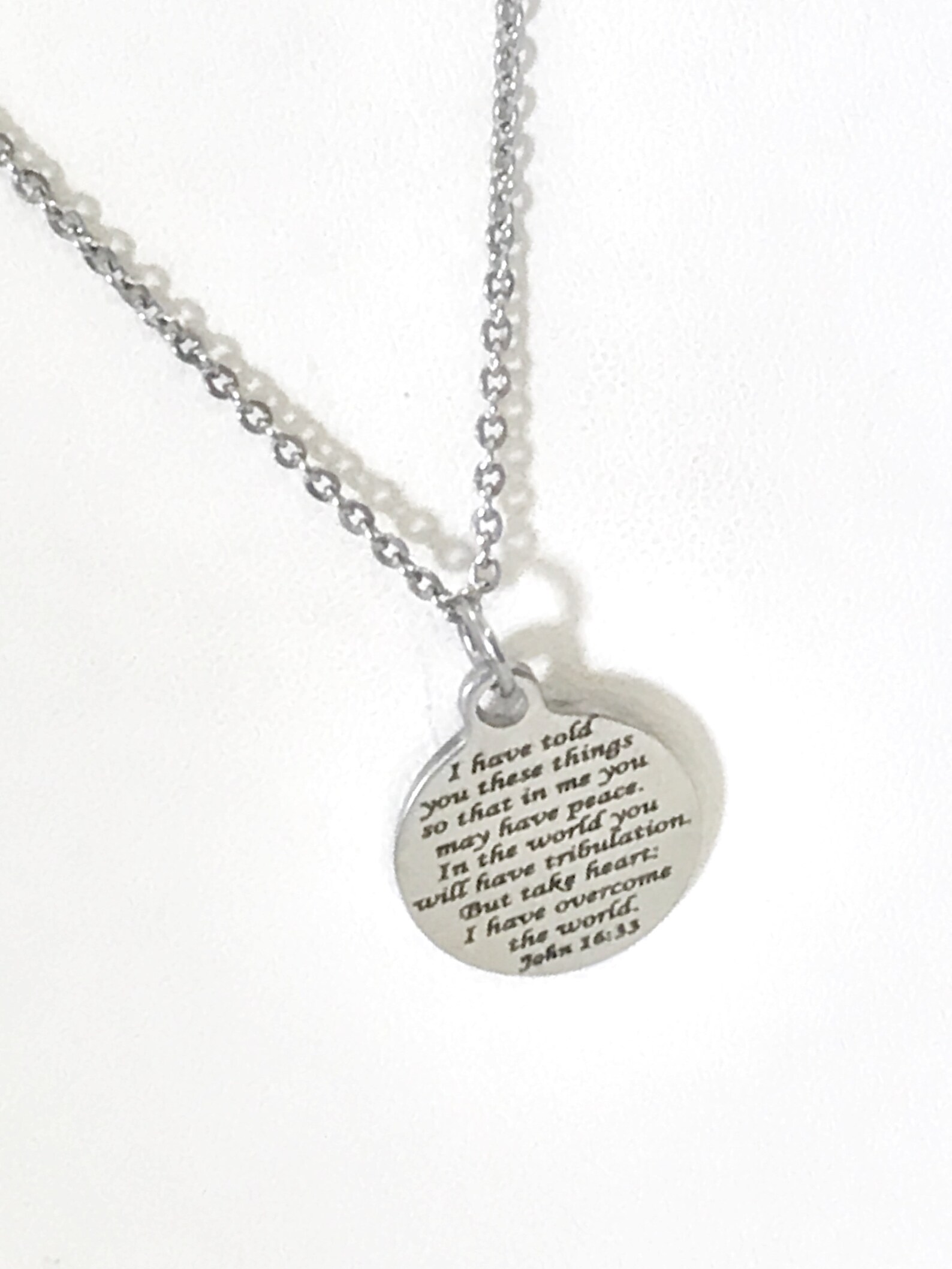 Scripture Jewelry Scripture Necklace Bible Verse Jewelry | Etsy