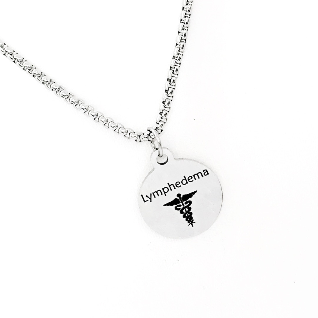 Medical Condition Necklace, Lymphedema Necklace, Lymphedema ...