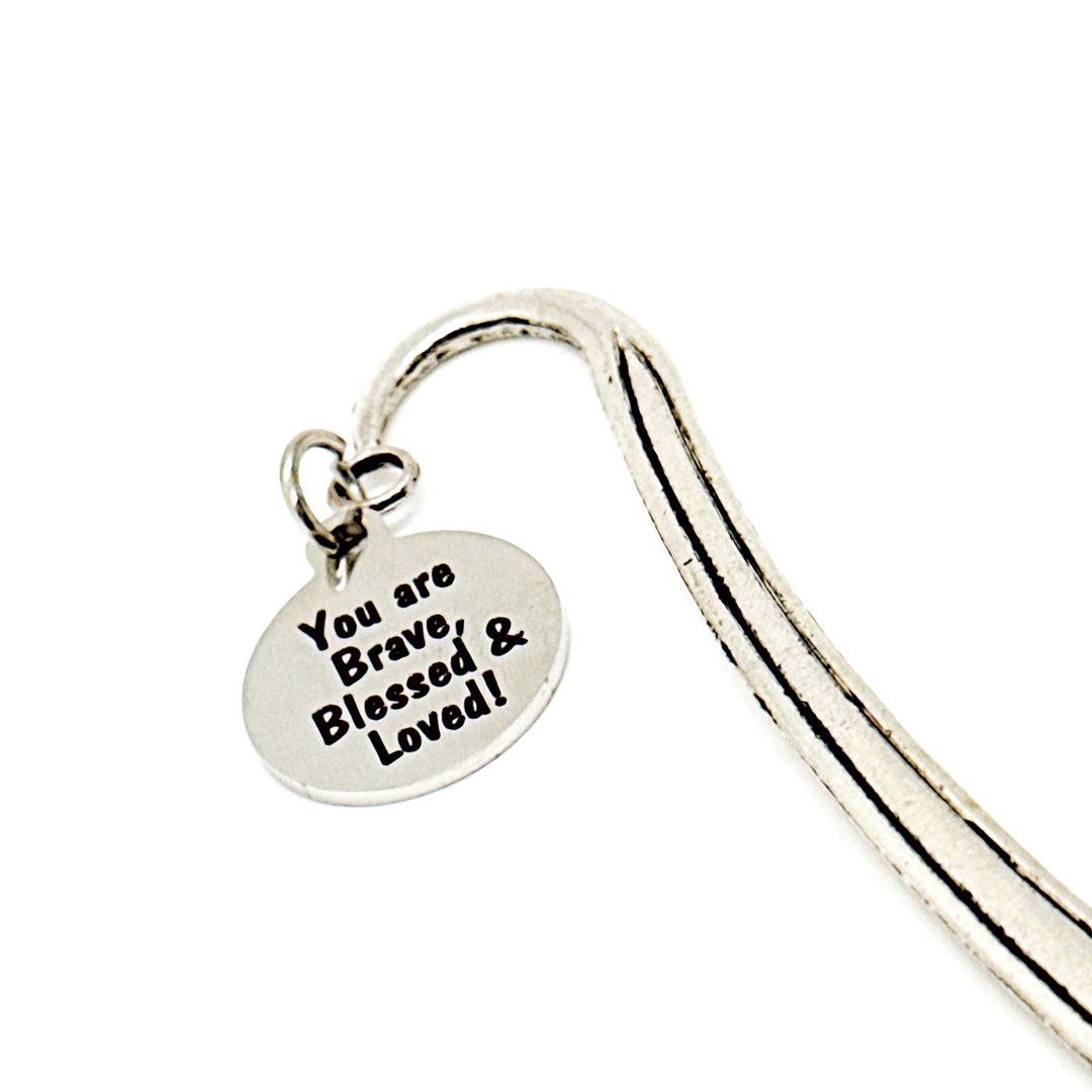 Motivating Gift, You Are Brave, You Are Blessed, You Are Loved, Charm ...