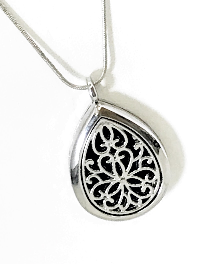 Diffuser Necklace, Teardrop Diffuser Necklace, Teardrop Pendant, Scent ...