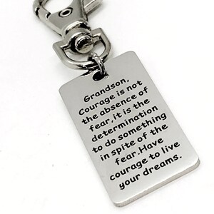 Bag Charm, Grandson Charm, Keychain Charm, Keychain Gift, Grandson Gift ...