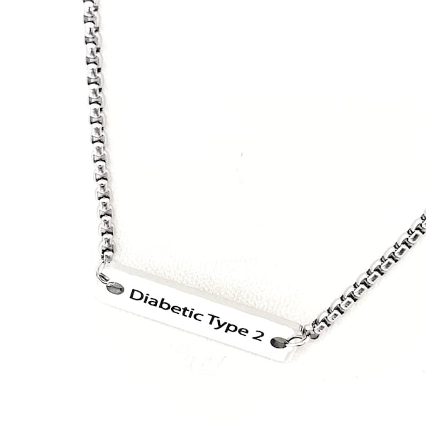 Diabetes Necklace - Etsy