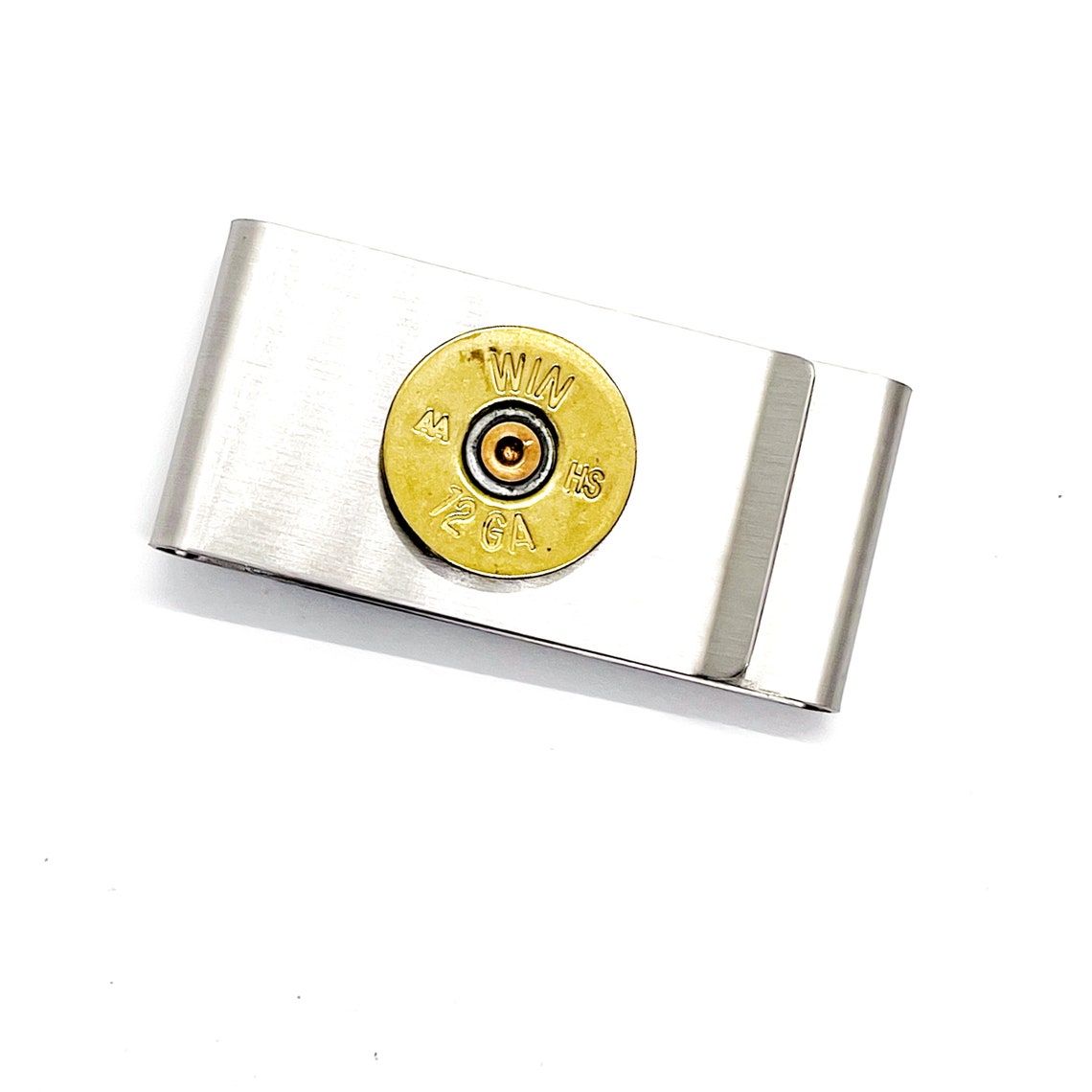 12 Gauge Shotgun Shell Stainless Steel Money Clip; Shotgun Shell ...