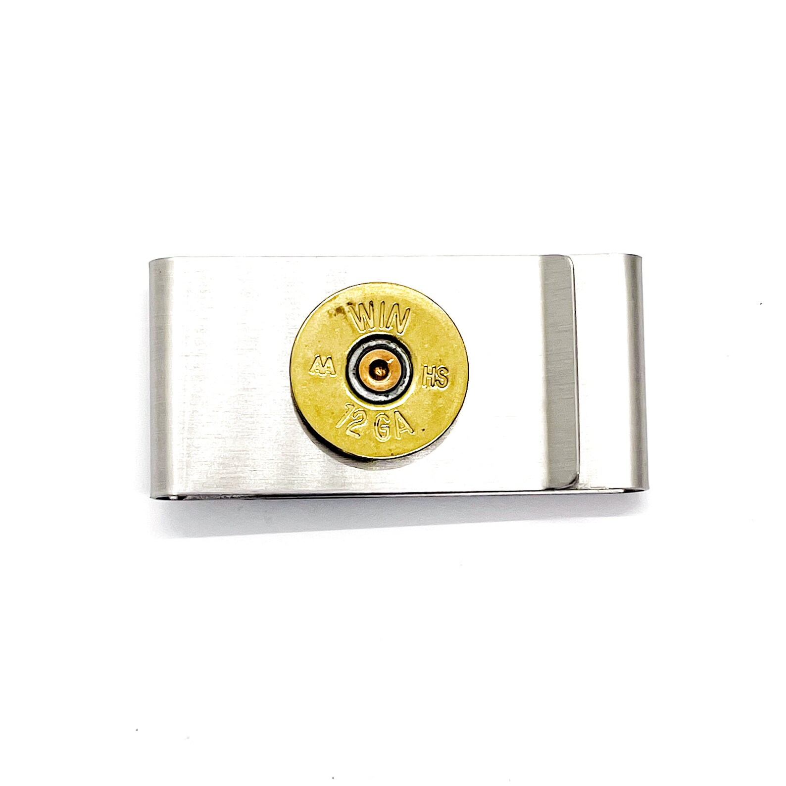 12 Gauge Shotgun Shell Stainless Steel Money Clip; Shotgun Shell ...