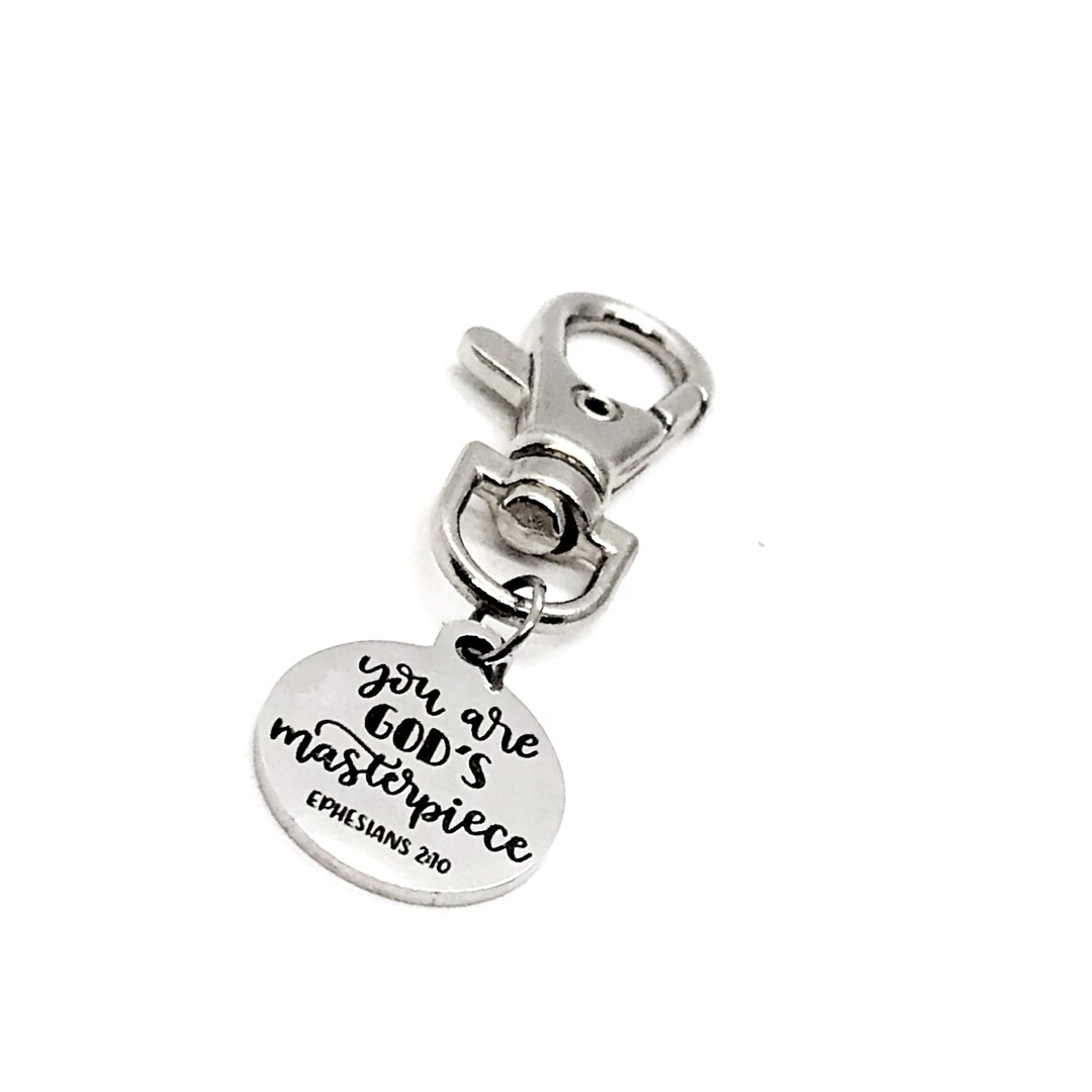 Bag Charm, You Are God’s Masterpiece Charm Gift, Daughter Gift ...