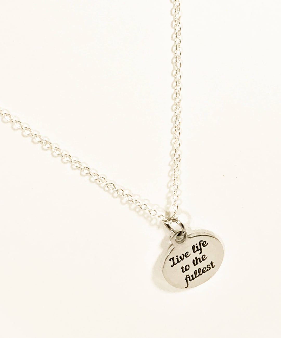 Success Gift, Live Life to the Fullest Necklace, Motivational Gift ...