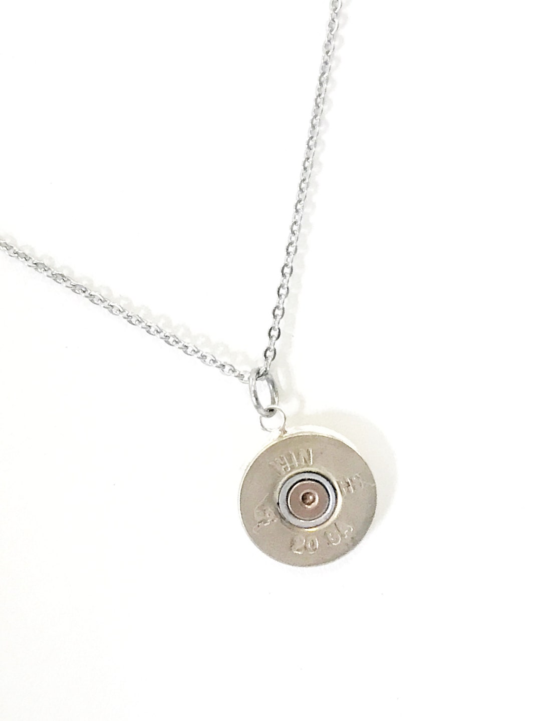 Shotgun Shell Pendant, Shotgun Shell Necklace, 20 Gauge Shell Pendant ...