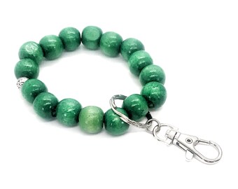 Beaded Lemon Keychain Bracelet - Etsy