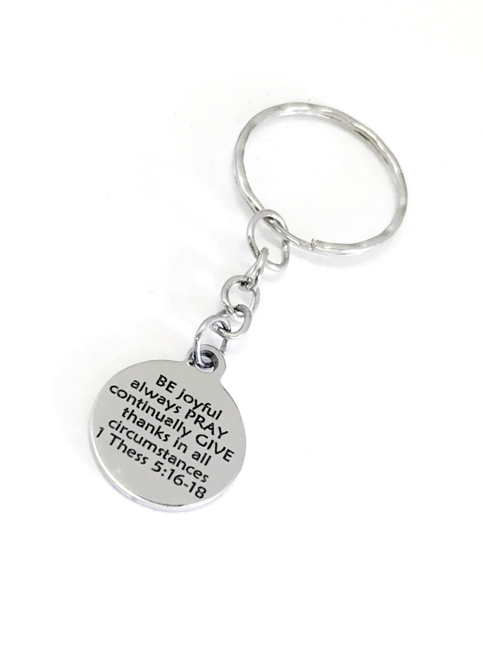 Christian Keychain Be Pray Give Keychain Christian Gift | Etsy