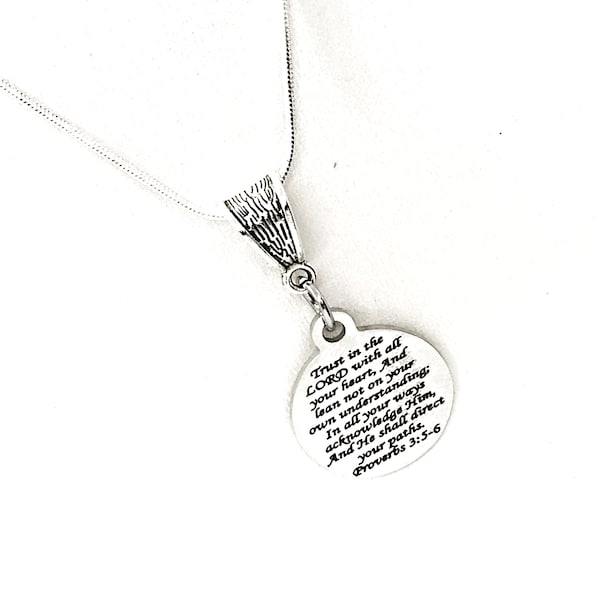 Scripture Necklace - Etsy