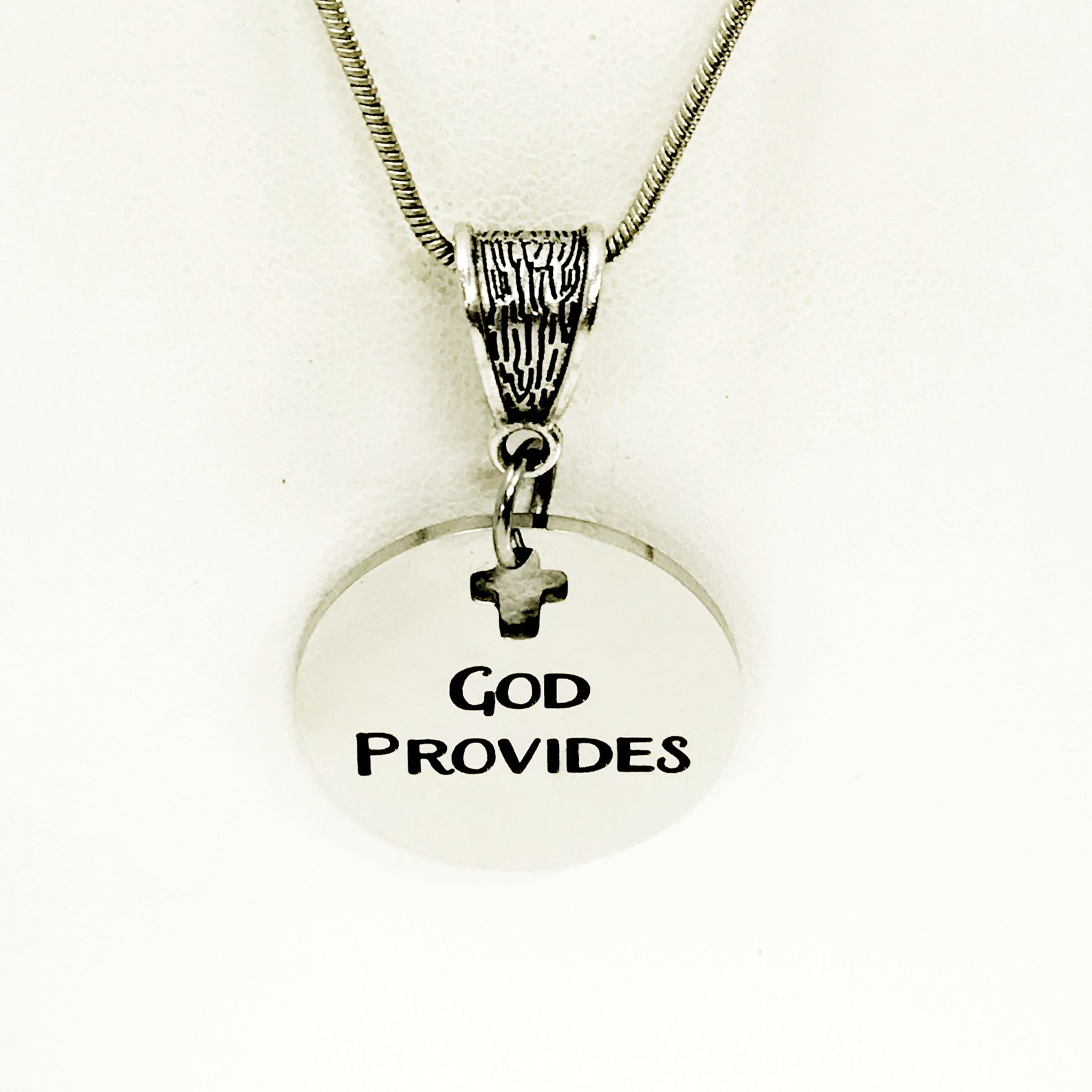 Christian Jewelry God Provides Necklace Christian Necklace - Etsy