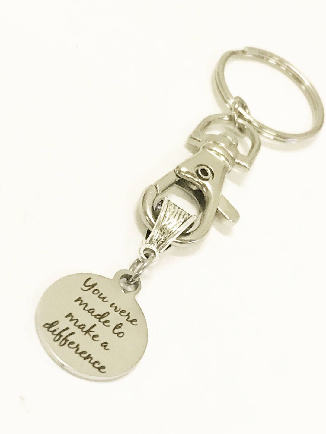Encouragement Gift, You Were Made to Make A Difference Keychain ...