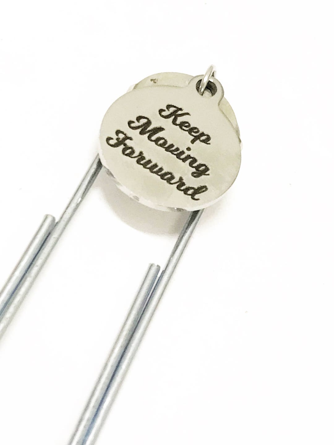 Keep Moving Forward Bookmark, Paper Clip Bookmark, Planner Book Mark ...