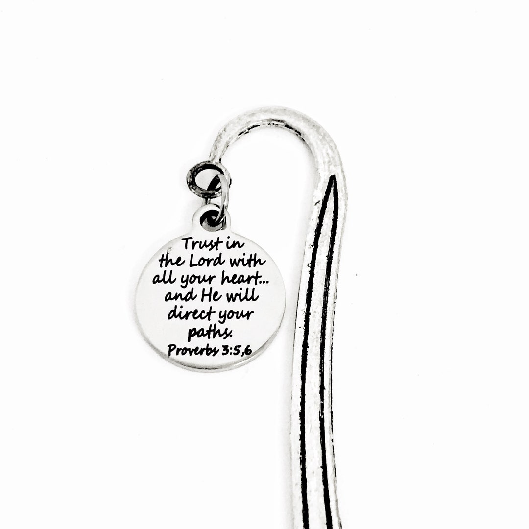 Christian Bookmark, Trust in the Lord With All Your Heart Bookmark ...