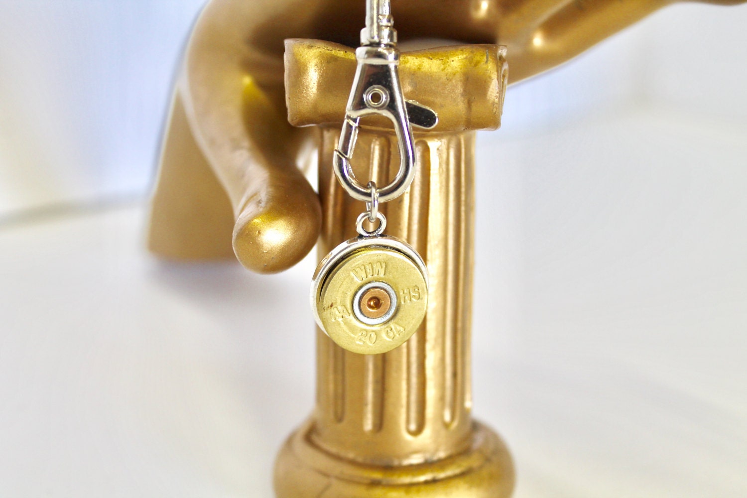 20 gauge Shotgun Shell Keychain, 20g Shooting Sports Gift, New Car Gift ...