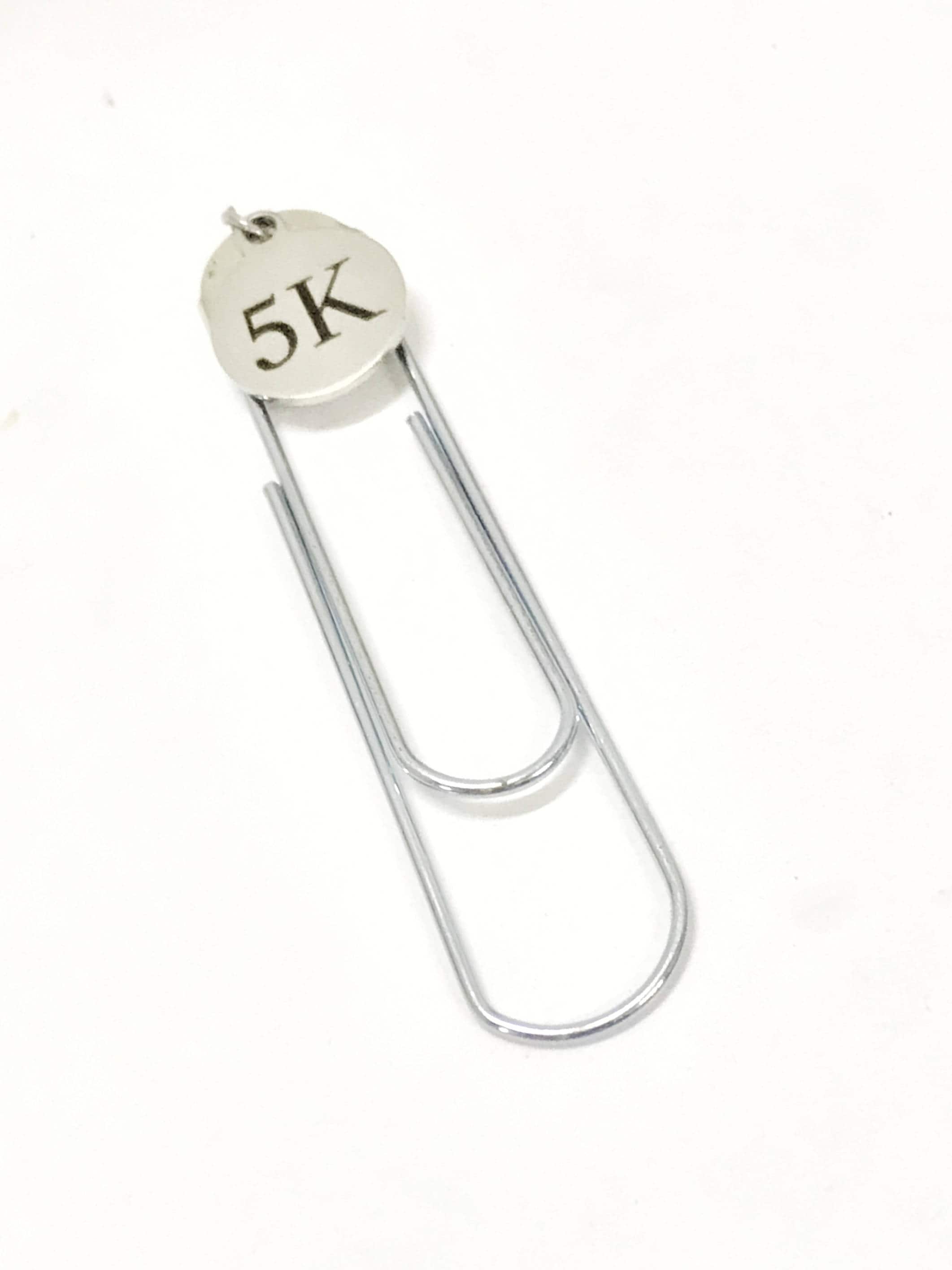 Motivating Bookmark, 5K Bookmark, Planner Paper Clip Bookmark ...