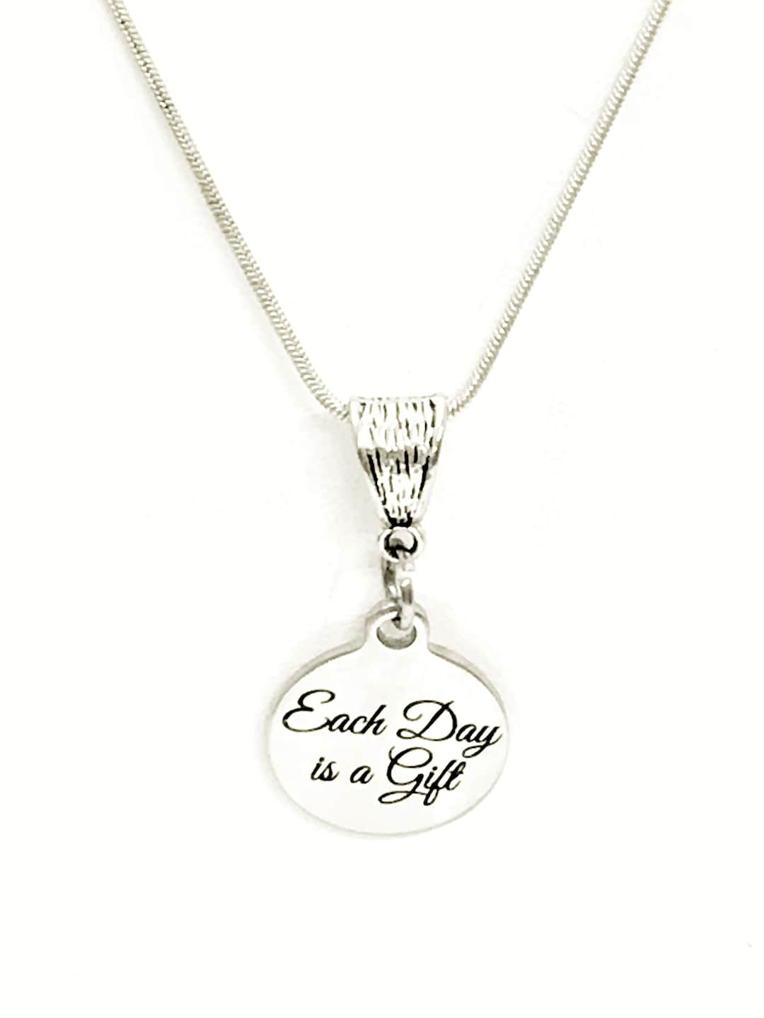 Encouraging Gift, Each Day is A Gift Necklace, Encouraging Necklace ...