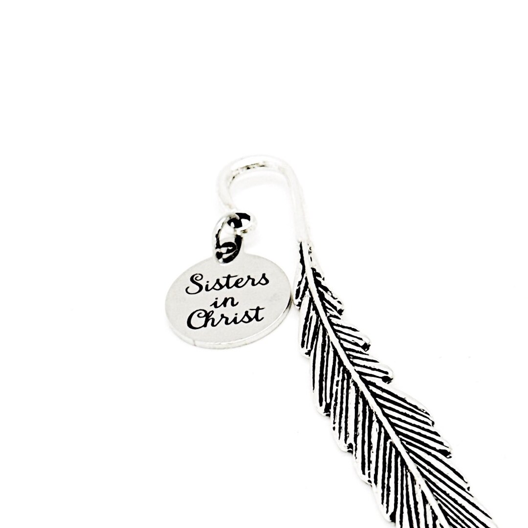 Sisters in Christ Charm Bookmark, Christian Women Group, Bible Study ...