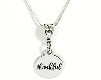 Gratitude Pewter Pendant Giving Thanks and Appreciation - Etsy