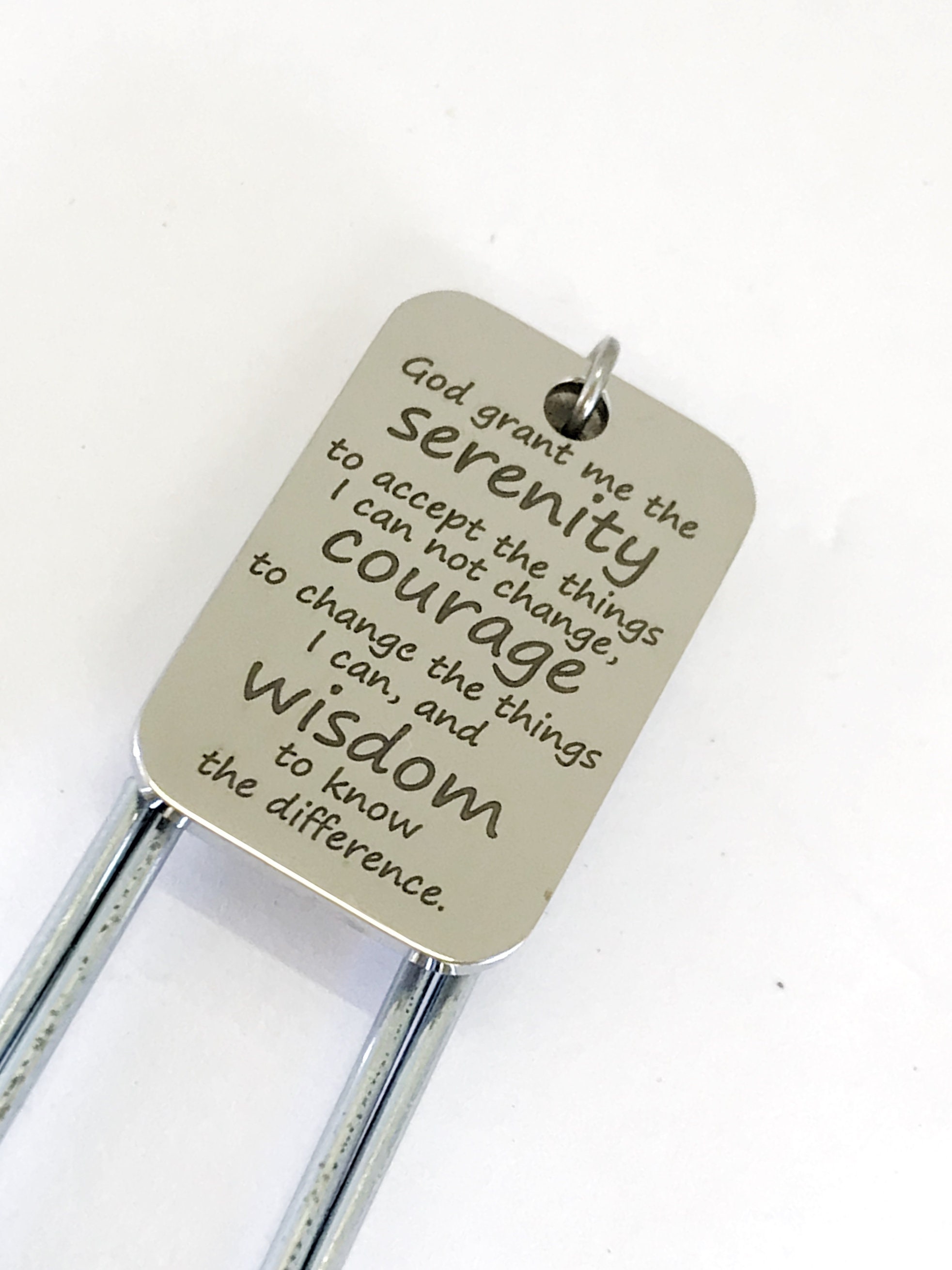 Planner Bookmark, Serenity Prayer Bookmark, Serenity Courage Wisdom ...