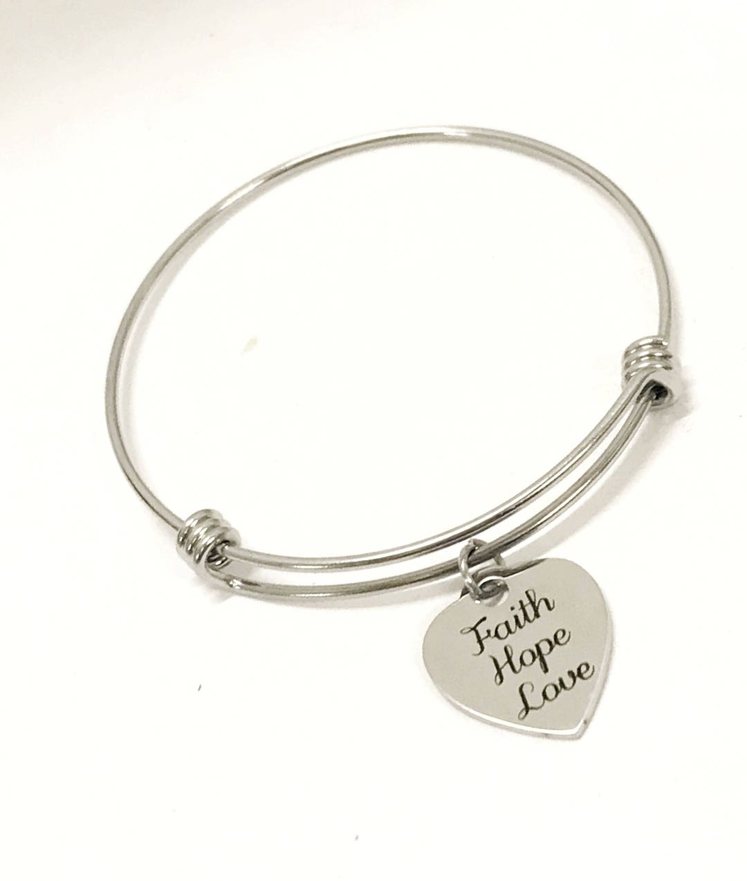 Love Bracelet, Faith Hope Love Bracelet, Christian Valentines Gift ...