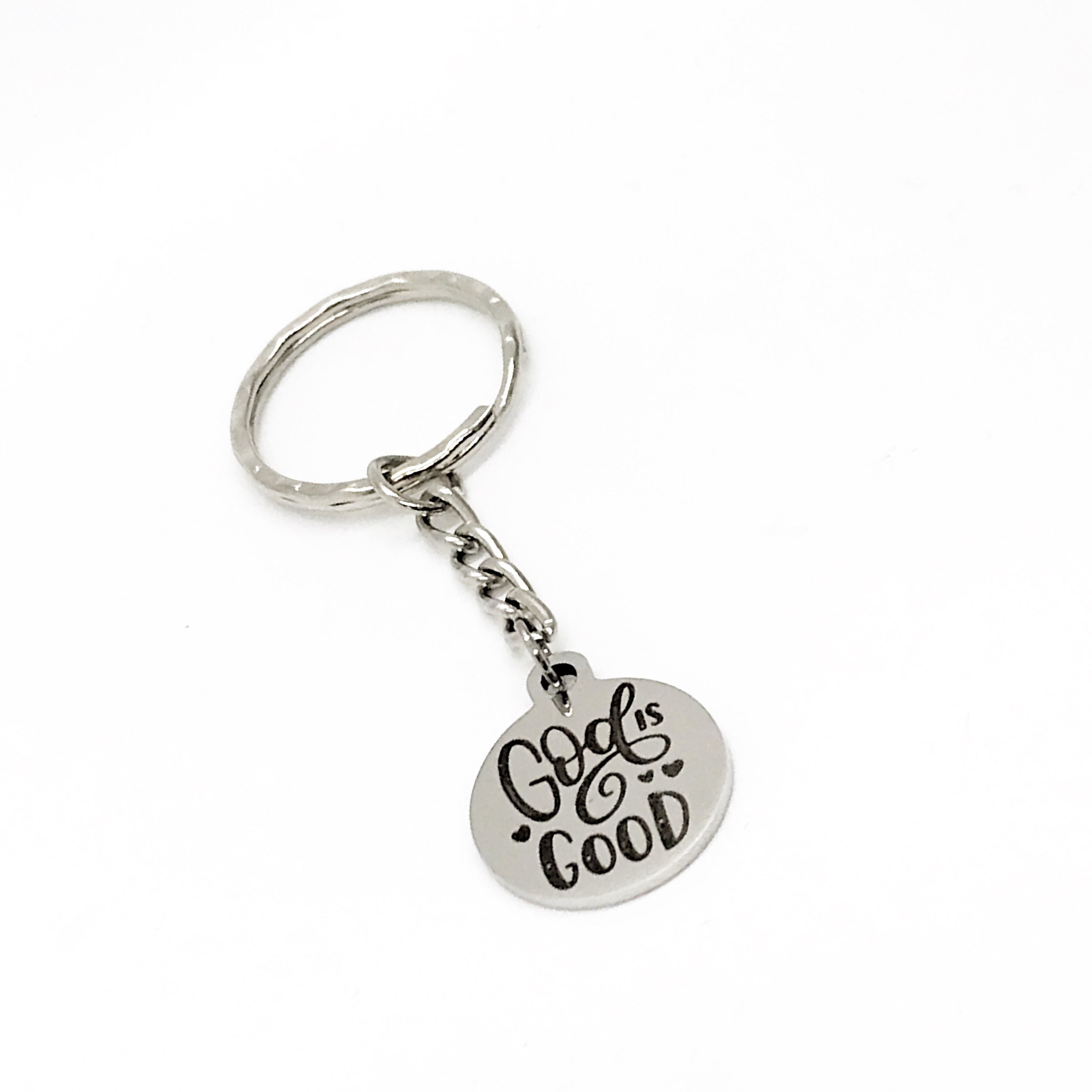 Faith Gift, God Is Good Keychain, Christian Gift, Christian Keychain ...