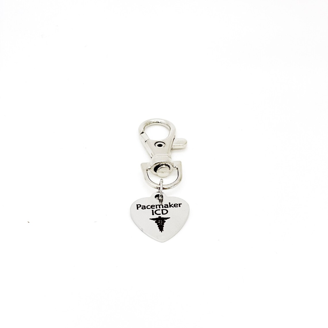 Pacemaker ICD Zipper Pull, Pacemaker ICD Medical ID Tag, Medical ...