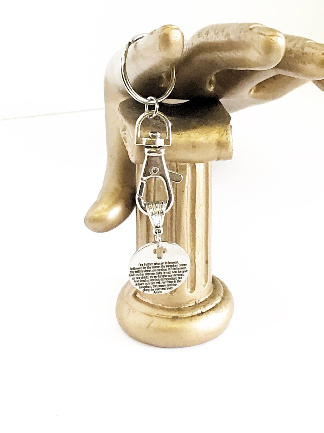 The Lord's Prayer Keychain, Christian Keyring Gift, Sunday School Gifts ...