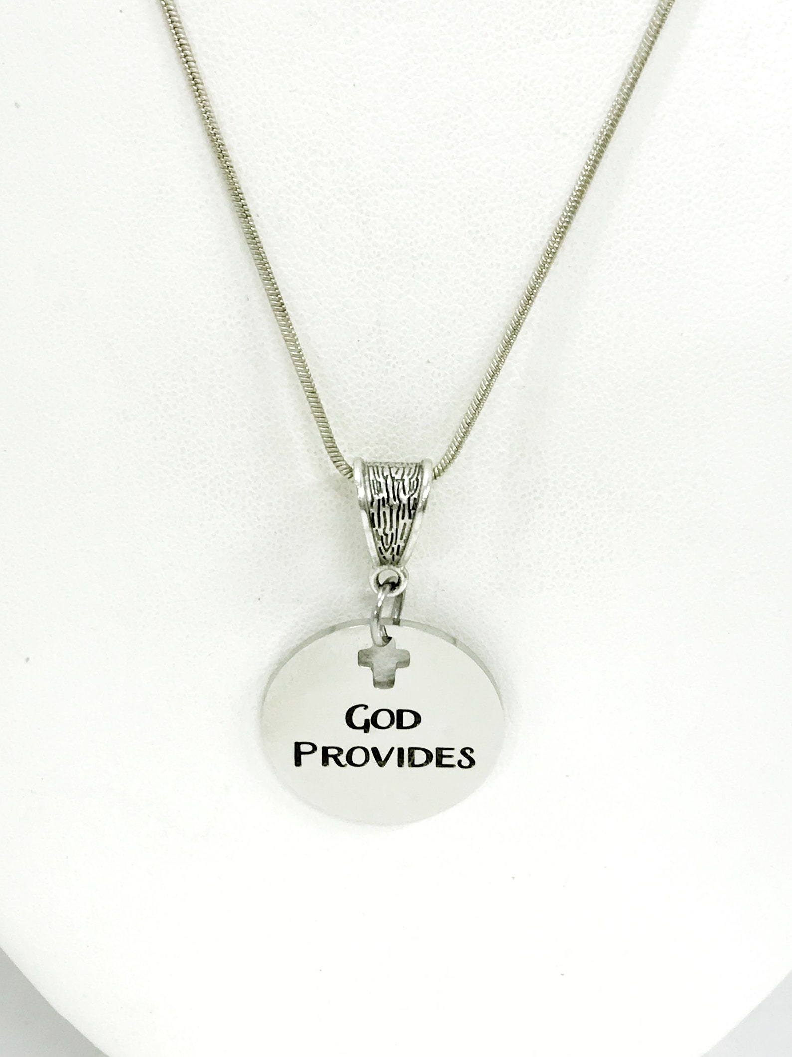 Christian Jewelry God Provides Necklace Christian Necklace | Etsy