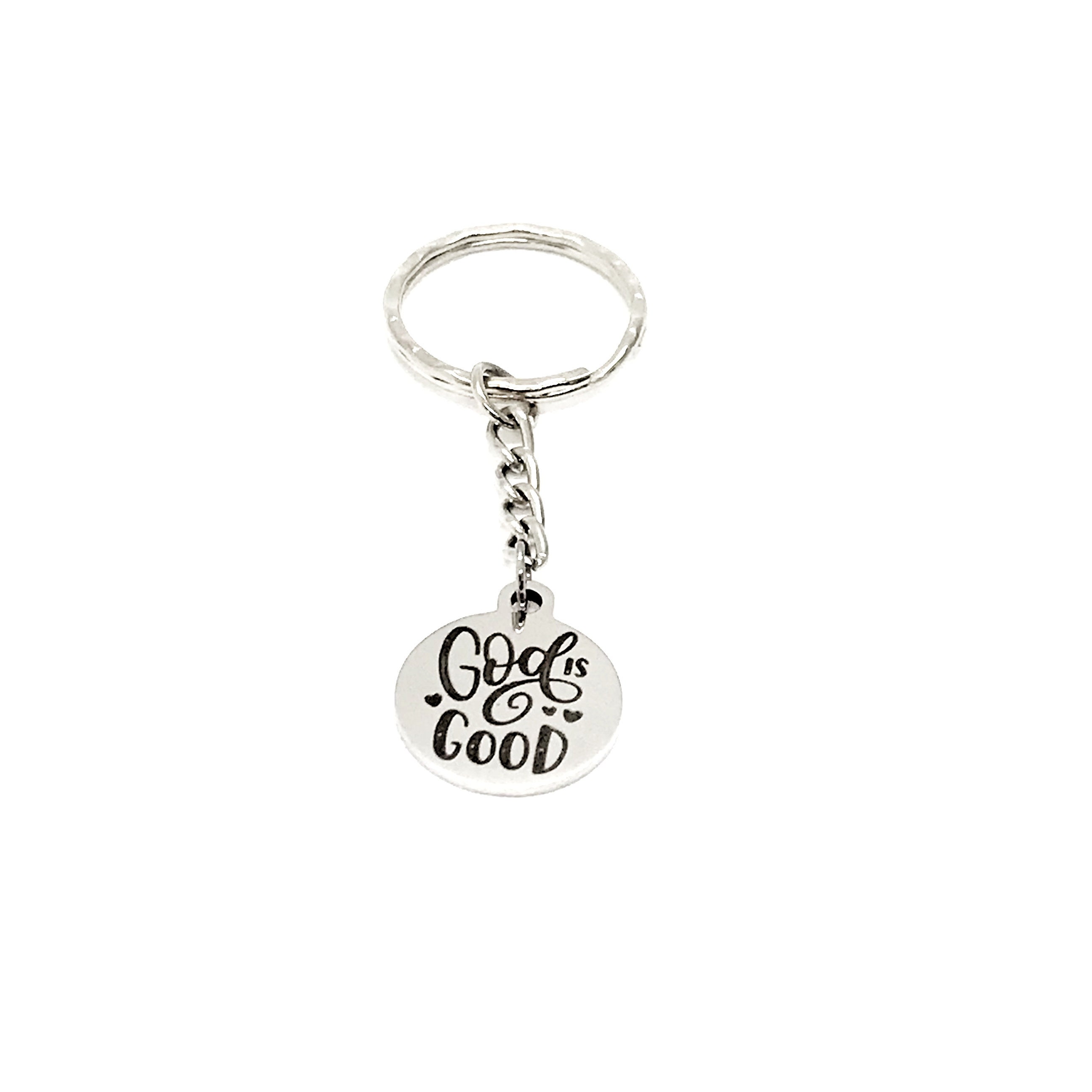 Faith Gift, God Is Good Keychain, Christian Gift, Christian Keychain ...