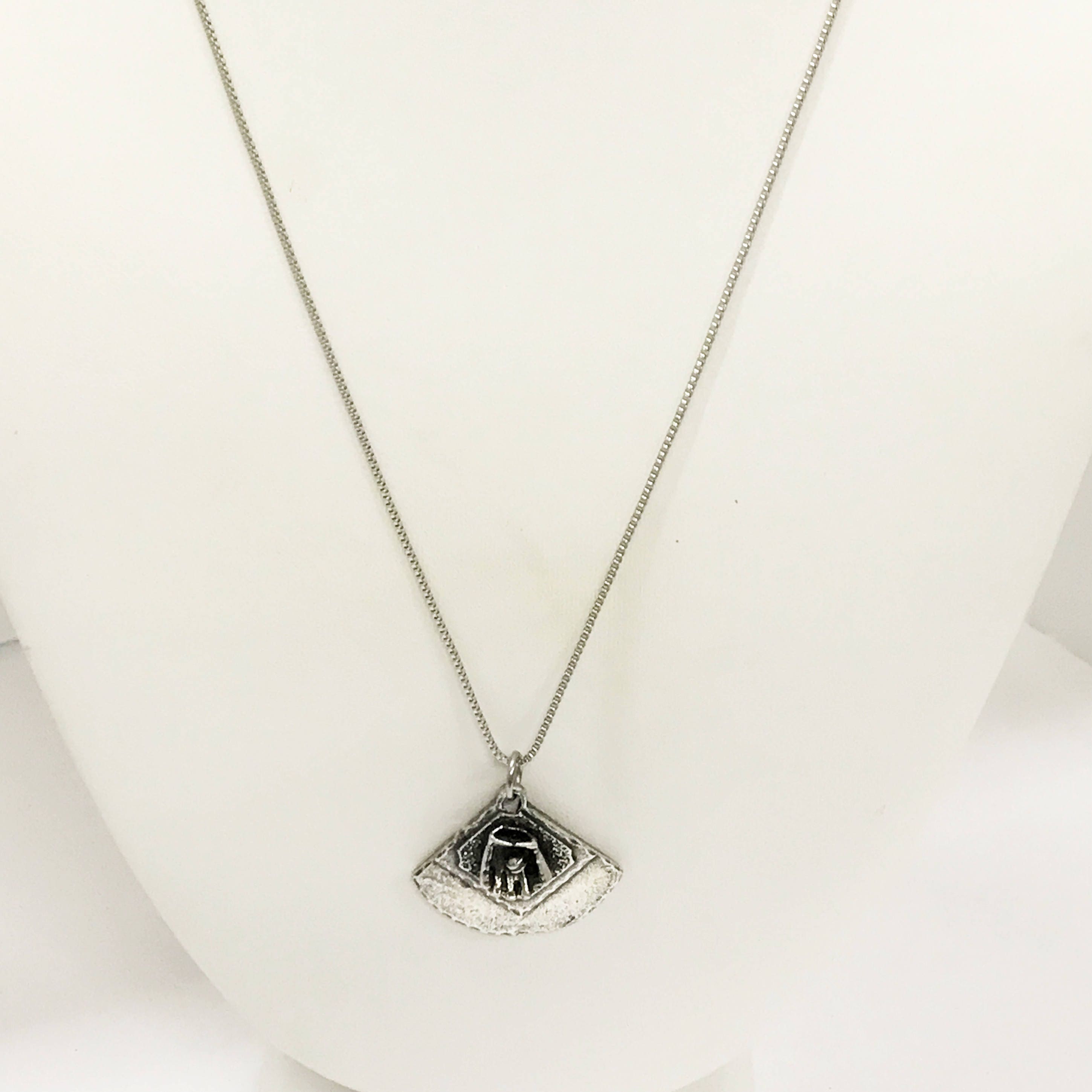 Baseball Diamond Necklace Stainless Steel Chain Gift for - Etsy