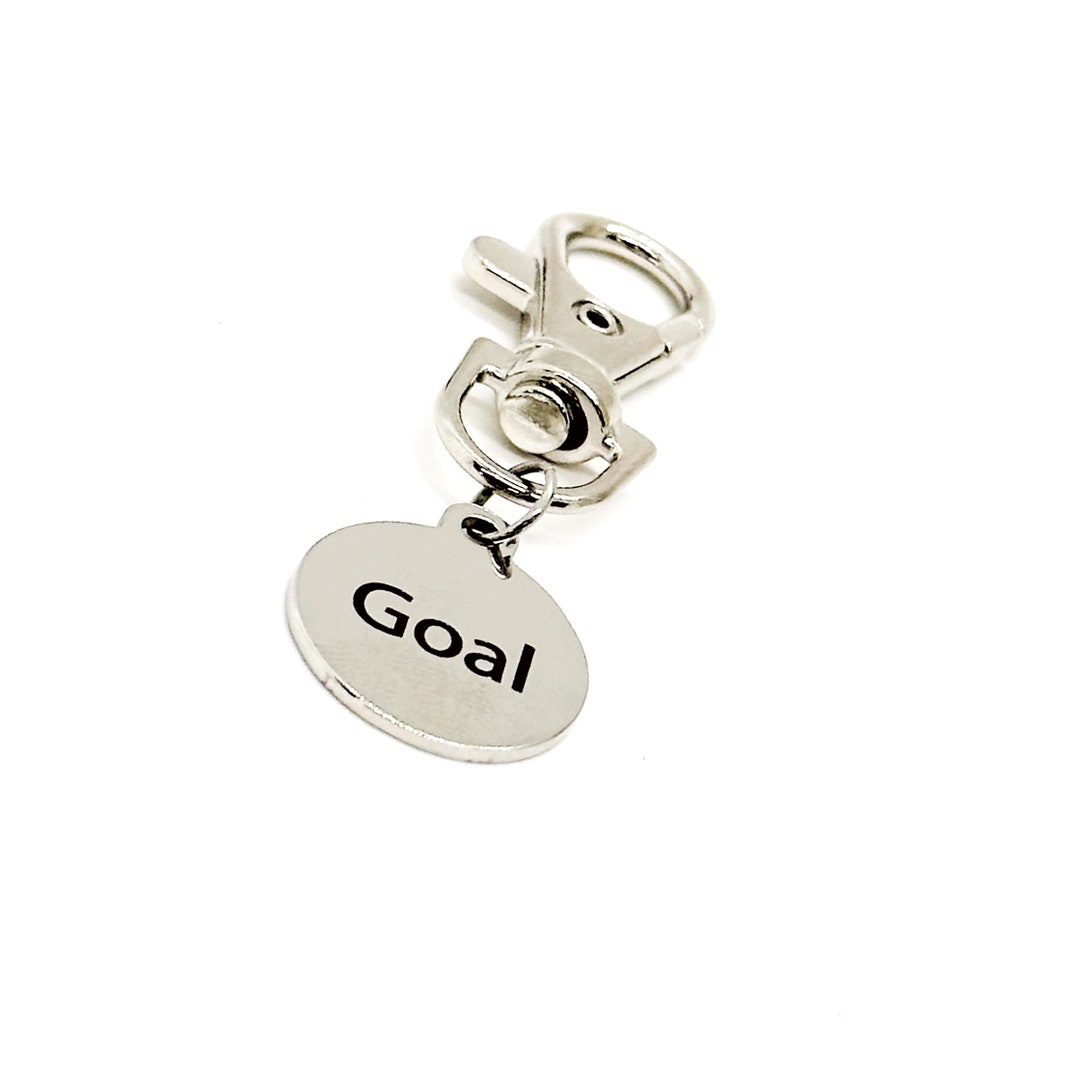 Goal Clip on Charm, Weight Loss Goal, Goal Setter Gift, Sales Team ...