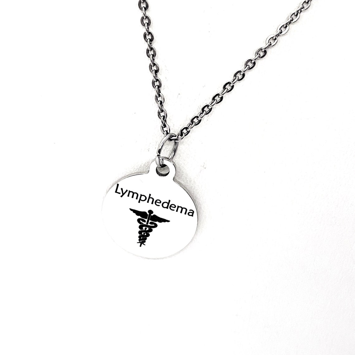 Lymphedema Necklace Lymphedema Medical ID Lymphedema Medical - Etsy