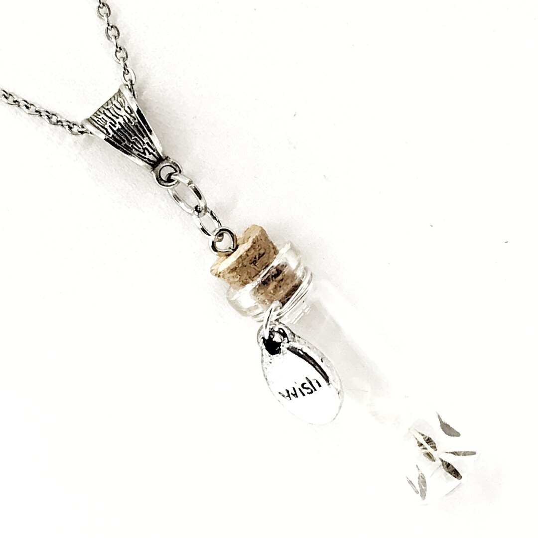 Dandelion Wish Necklace, Dream Big Necklace, Make Wishes, Dandelion ...