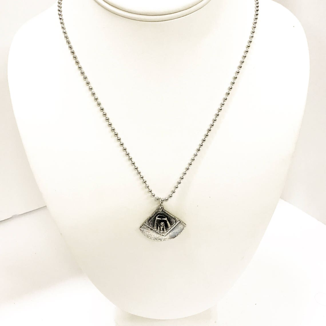 Baseball Diamond Necklace Baseball Player Gift Softball - Etsy